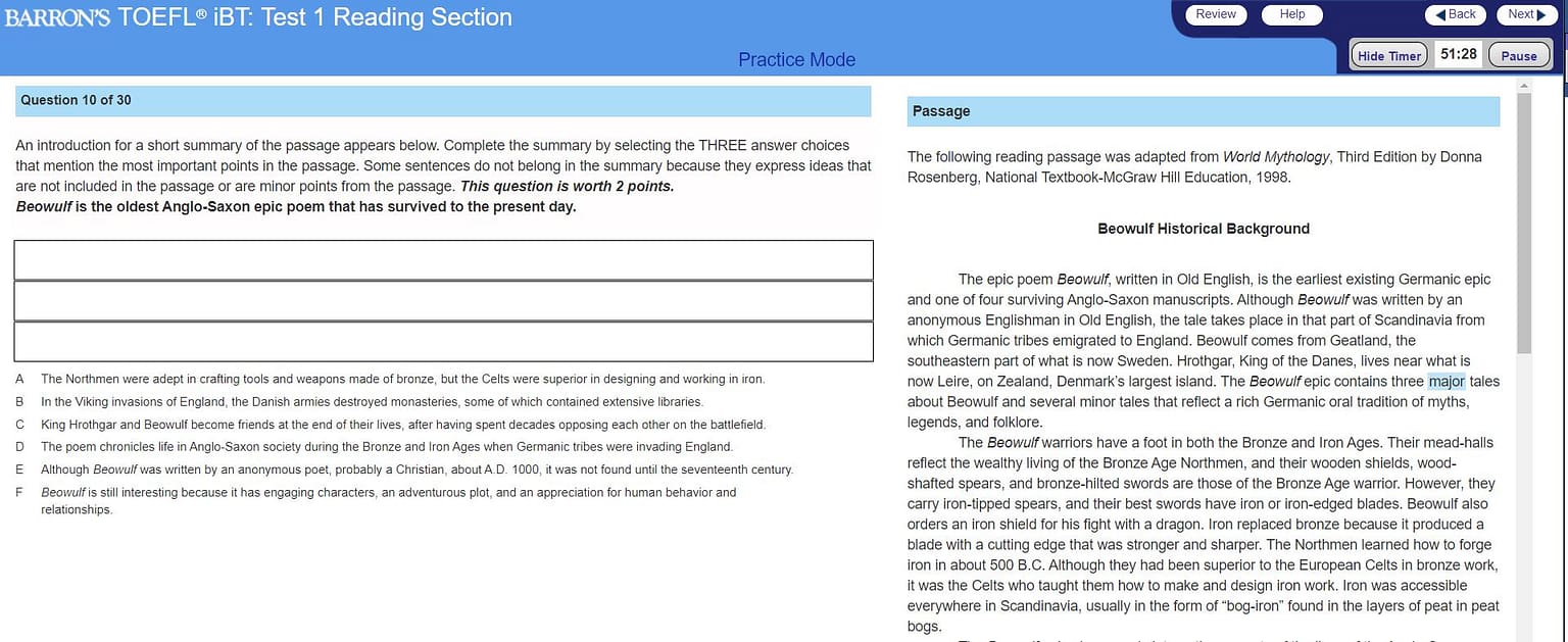 Review of Barron’s TOEFL iBT Book - Sojourning Scholar