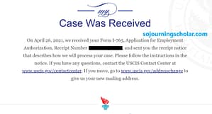 What To Expect After Applying for OPT with USCIS - Sojourning Scholar