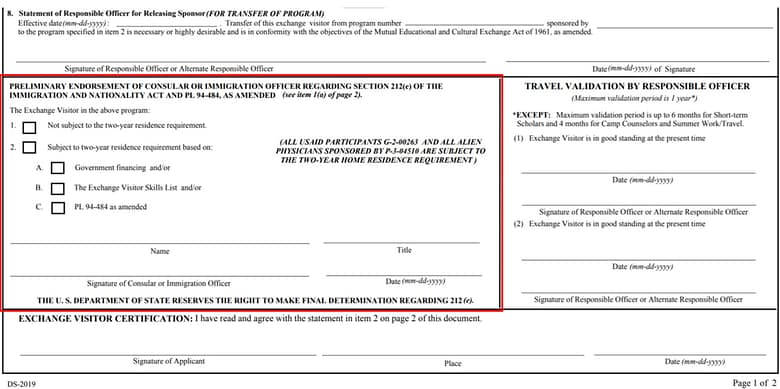 Complete Guide to the Form DS-2019 - Sojourning Scholar